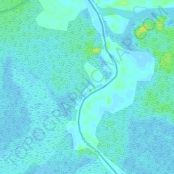 Топографическая карта Delta Costa Rica, высота, рельеф